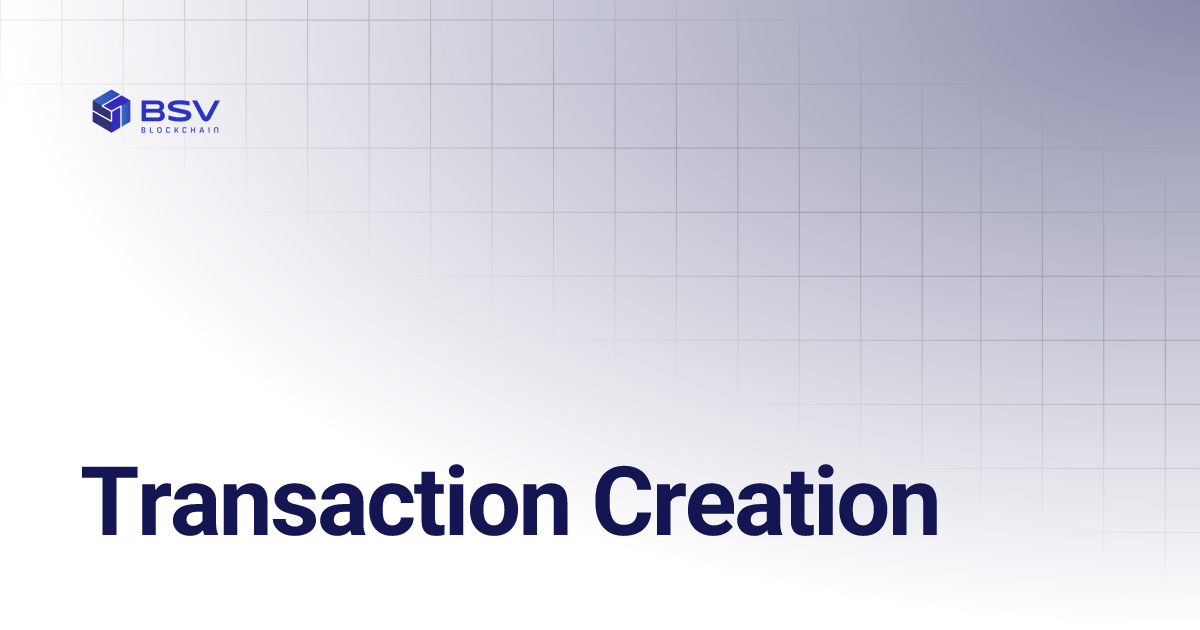 Transaction Creation | BRC